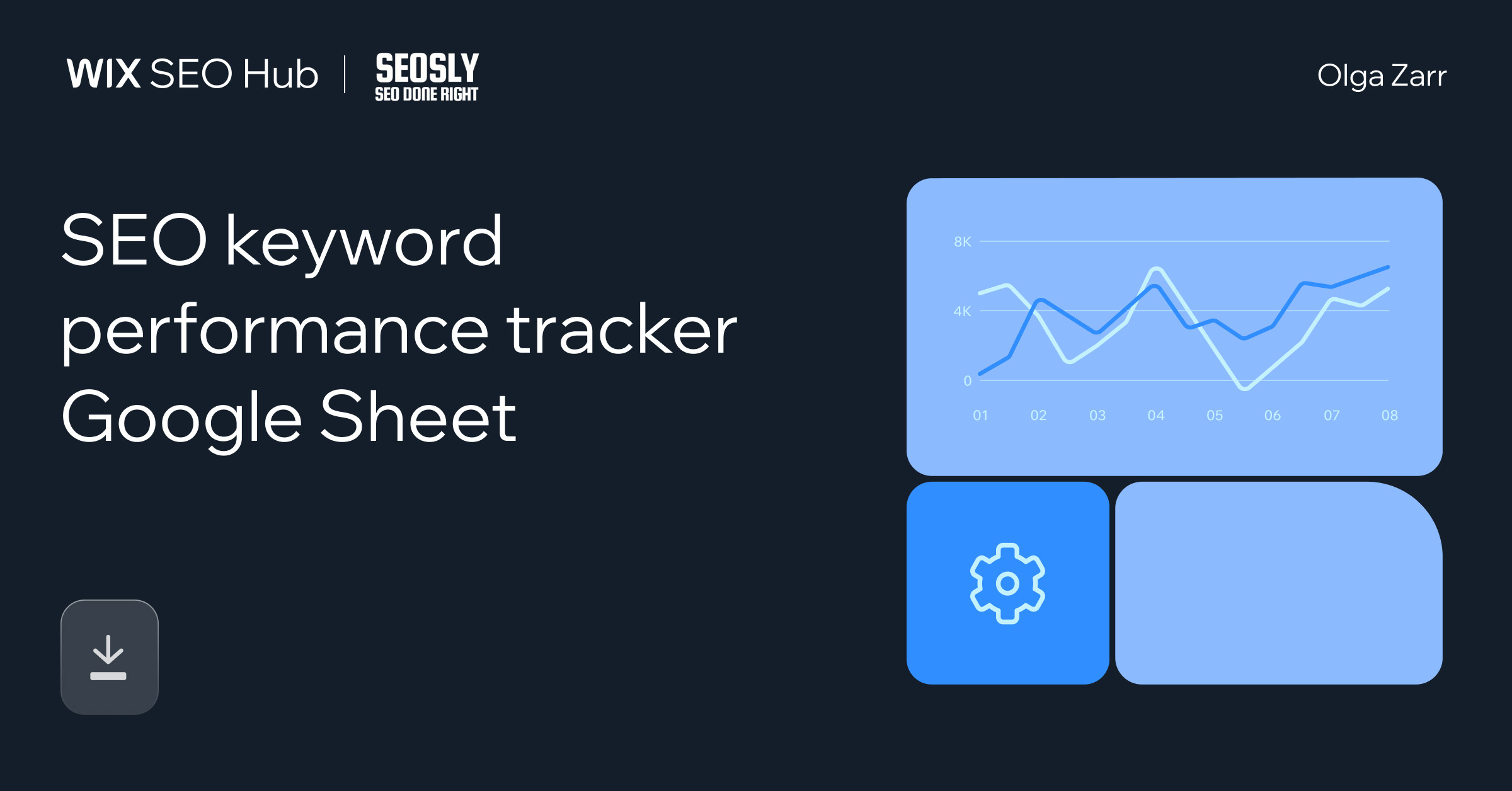 SEO keyword performance tracker Google Sheet | Wix SEO Hub