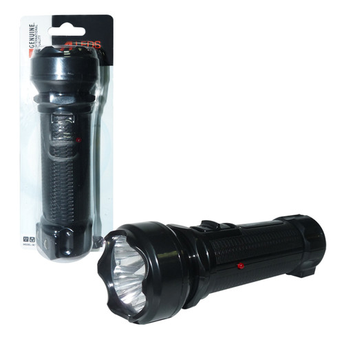 Linterna de 4 Led Recargable | electronica siec
