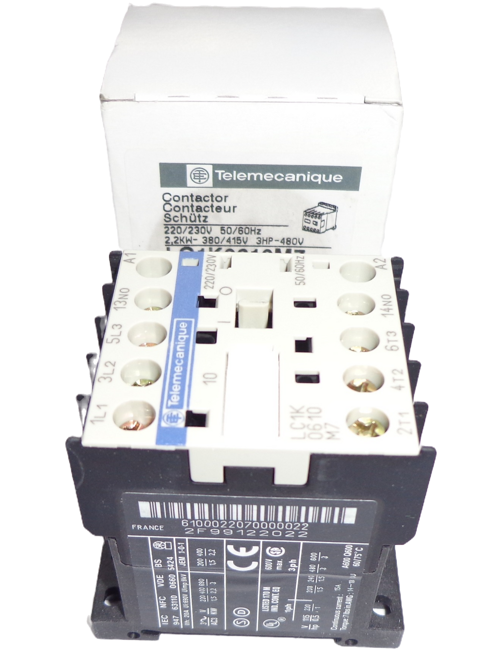 Contactor Telemecanique Lc1k0610m7 6a 220v | electronica siec