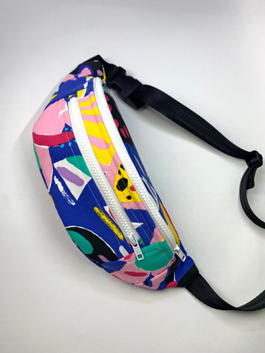 KEN DONE BUM BAG - Large Flowers By The Sea | The Sewloist