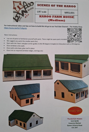 Karoo Farm House (Medium) | Thunderbolt Models