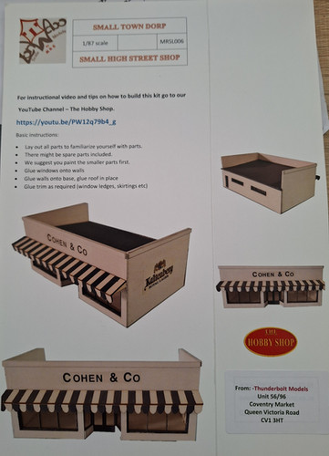 Small High Street Shop | Thunderbolt Models