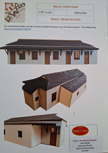 Small Train Station | Thunderbolt Models