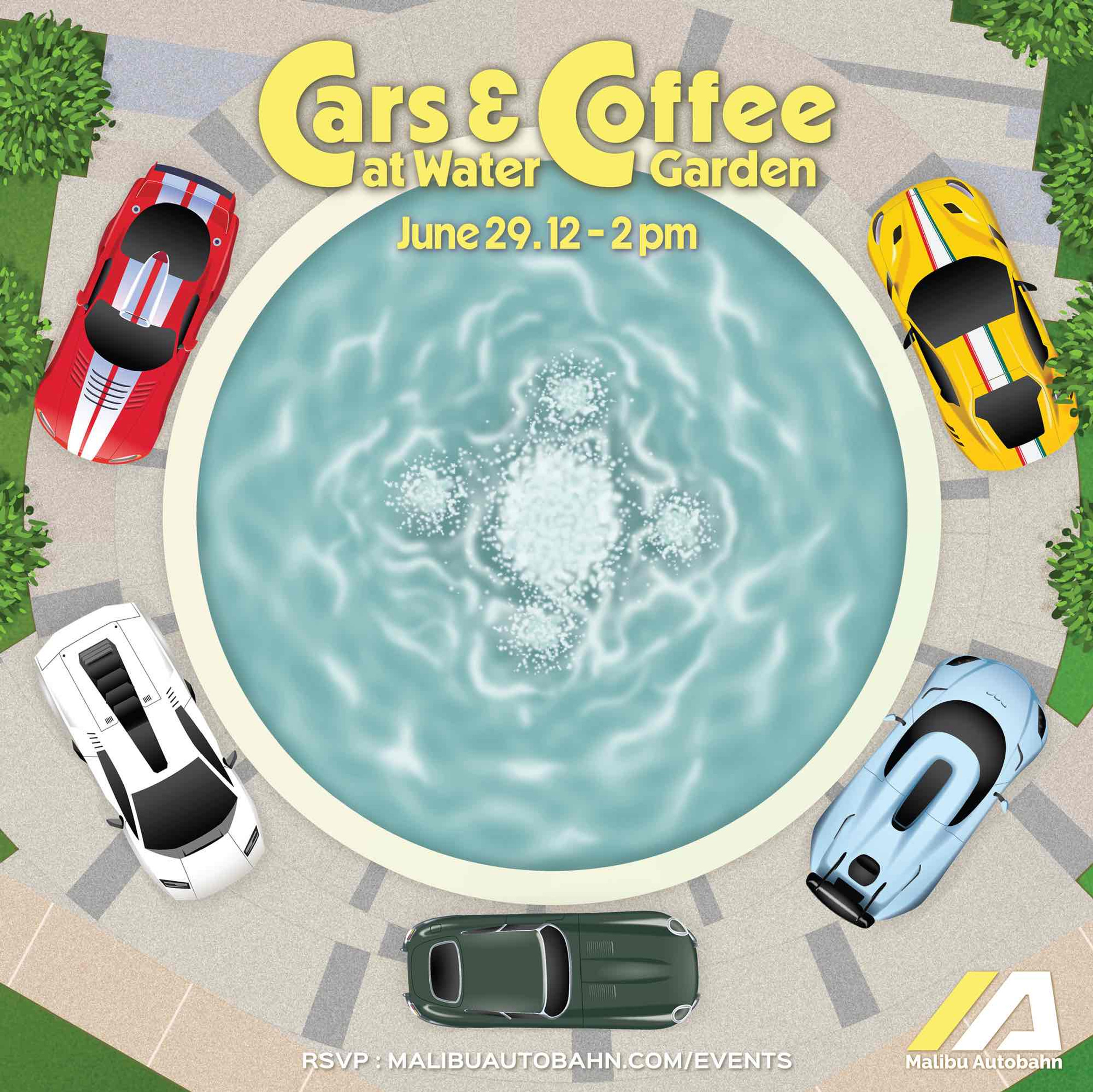 Cars & Coffee at Water Garden, Santa Monica | Malibu Autobahn