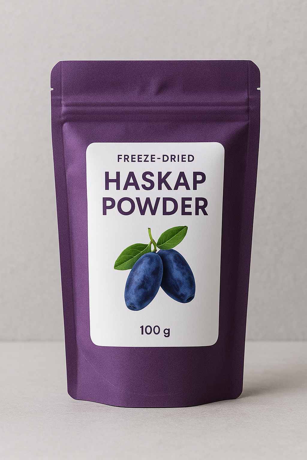 Freeze-Dried Haskap Berry Powder — 100 g | Aigribot Farm Ltd