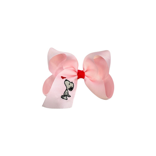 SNOOPY EMBROIDERED BOW | Bad Kitty Kids
