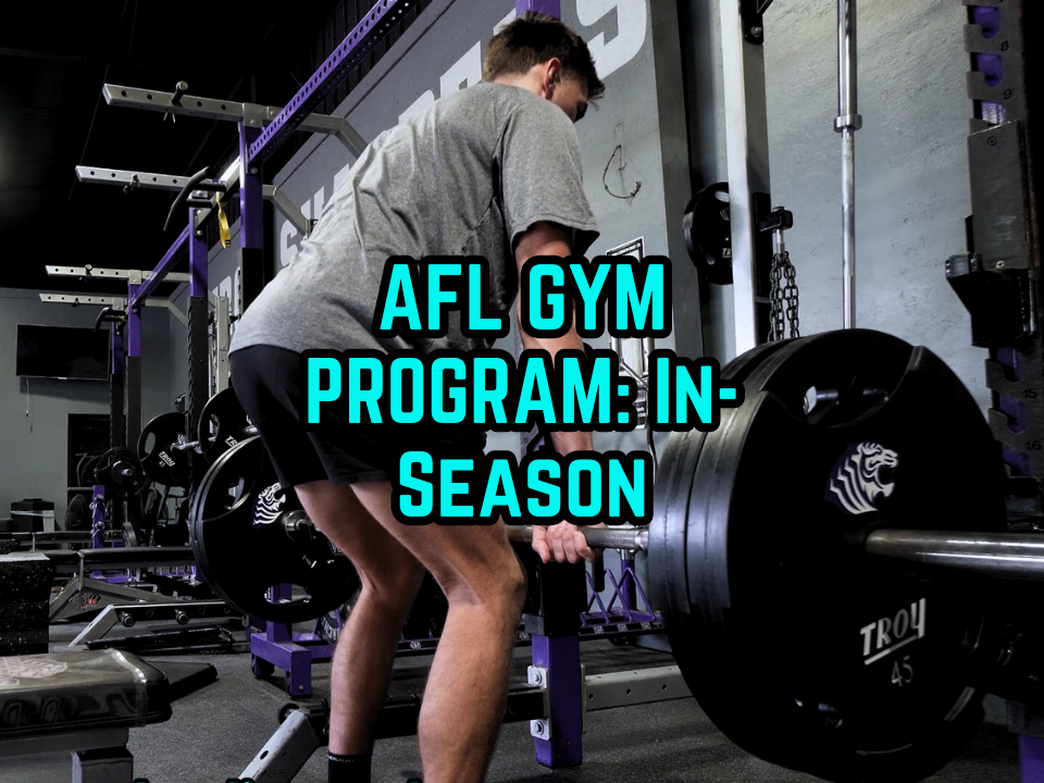AFL In-Season Strength & Power Program: Keep injuries at bay, and ...