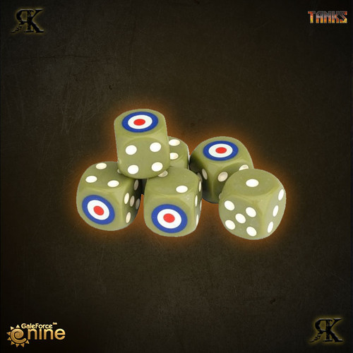 Tanks British Dice | rkstudio