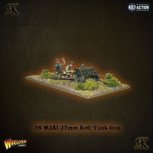 US Army M3A1 37mm anti-tank gun | rkstudio