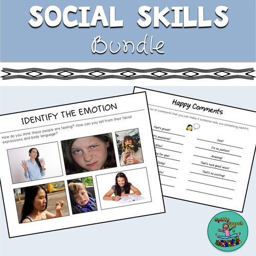Social Skills Bundle | Spiffy Speech
