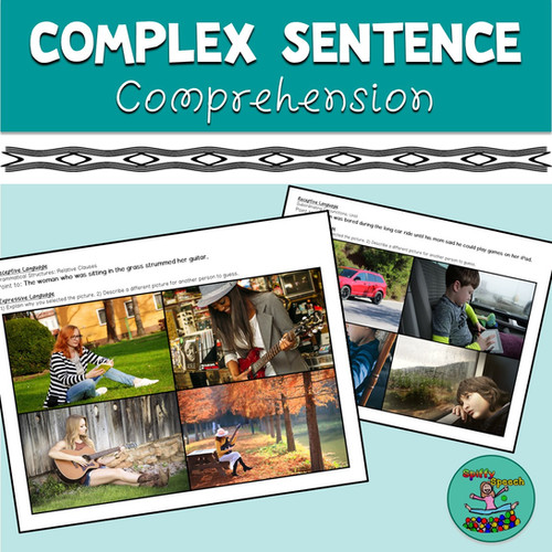 Complex Sentence Comprehension | Spiffy Speech