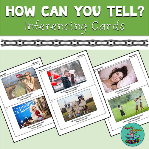 Photo Inferencing Cards: How Can You Tell? | Spiffy Speech