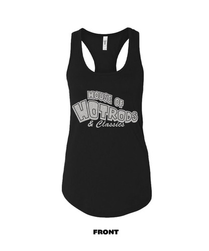 Ladies Tanktops: Silver HOH Logo | House Of Hotrods