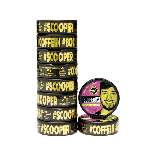 SCOOPER Energy Snus - Ice Tea Lemon - 7.2gr