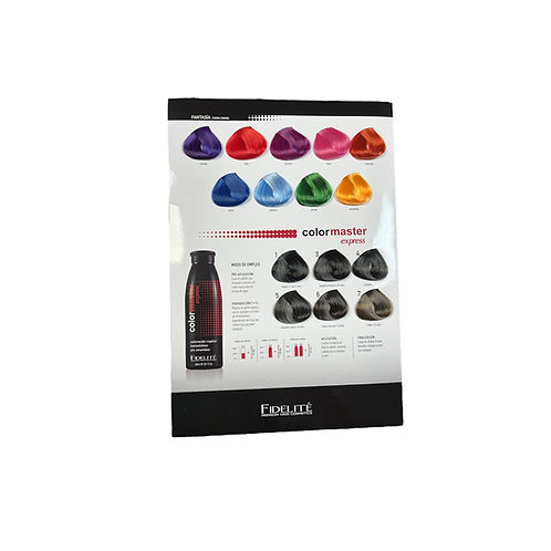 Carta de colores Color master Fidelite 114 tonos | Bellisima