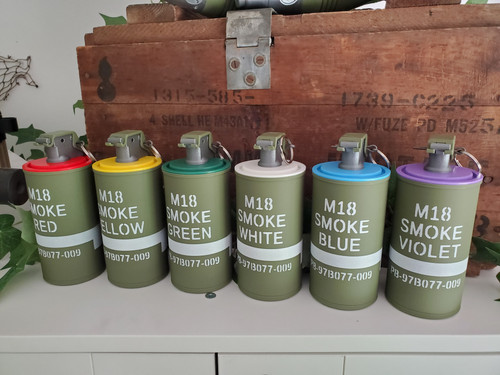 M18 Colored Smoke Grenade - Accurate Size Replica | Smartie Customs