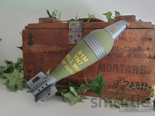 M43 M43A1 WW2 Era 81mm Mortar - Plastic Replica | Smartie Customs