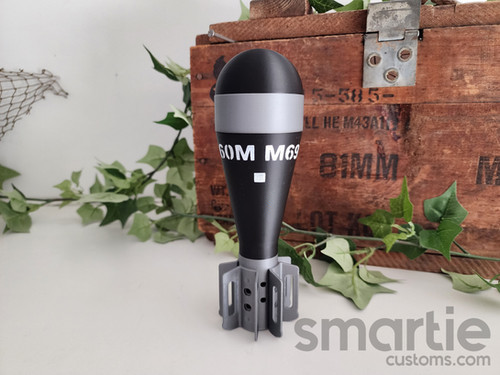 M69 WW2 Era 60mm PT Practice Training Mortar - Plastic Replica ...