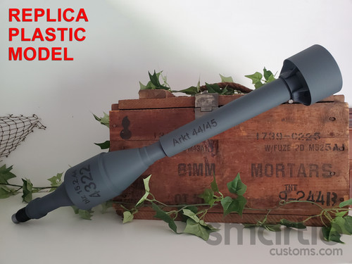 88mm RPzB GR.4322 Panzerschreck Rocket - Accurate Size Plastic Replica ...