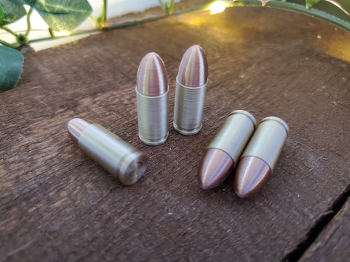 25 - 9mm Ammunition - Accurate Size w/ Screw Bullet | Smartie