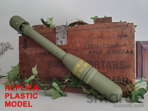 M6A3 M7A3 2.26" HEAT Bazooka Rocket Round - Accurate Size Plastic ...