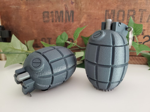 No 36 Mk II "Mills Bomb" WW2 Era Frag Grenade - Accurate Size Replica ...