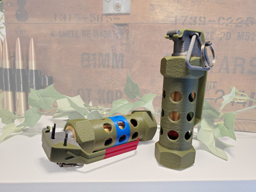 M84 Dummy Stun Flashbang Concussion Grenade - Accurate Size Replica | Smartie