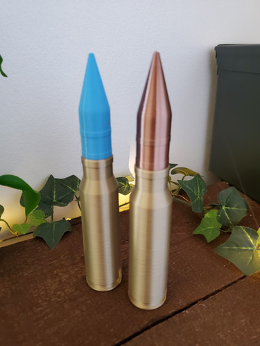 2 - 20mm Autocannon Ammunition - Accurate Size w/ Screw Bullet ...
