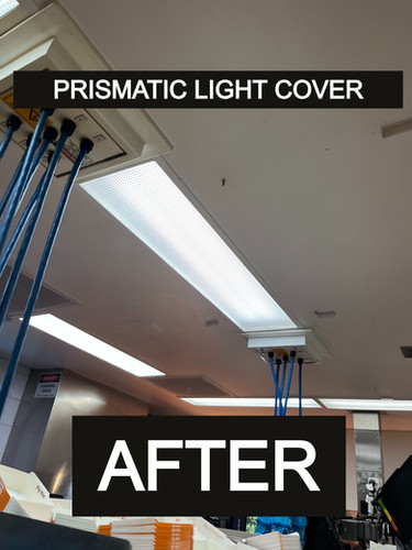 PRISMATIC LIGHT DIFFUSER COVER McDonalds | rgplastics