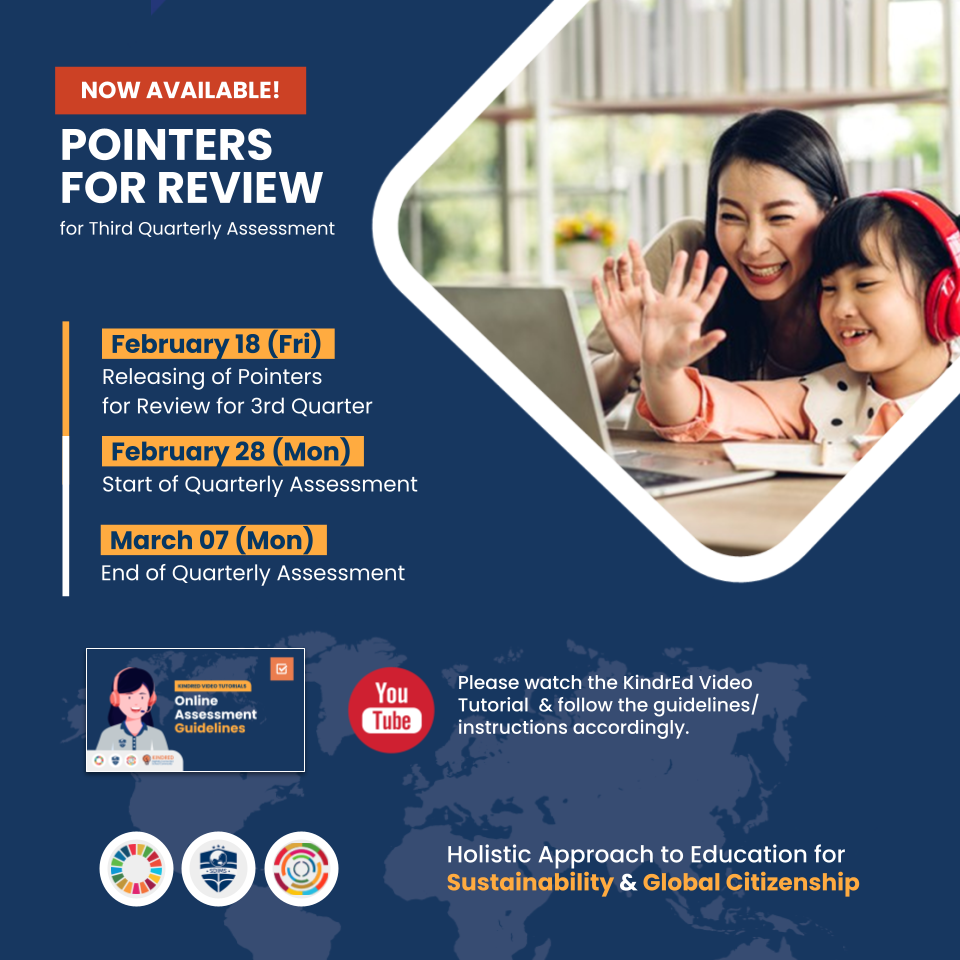 Pointers for Review & Quarterly Assessment Guidelines | 3rd Quarter | February 18, 2022
