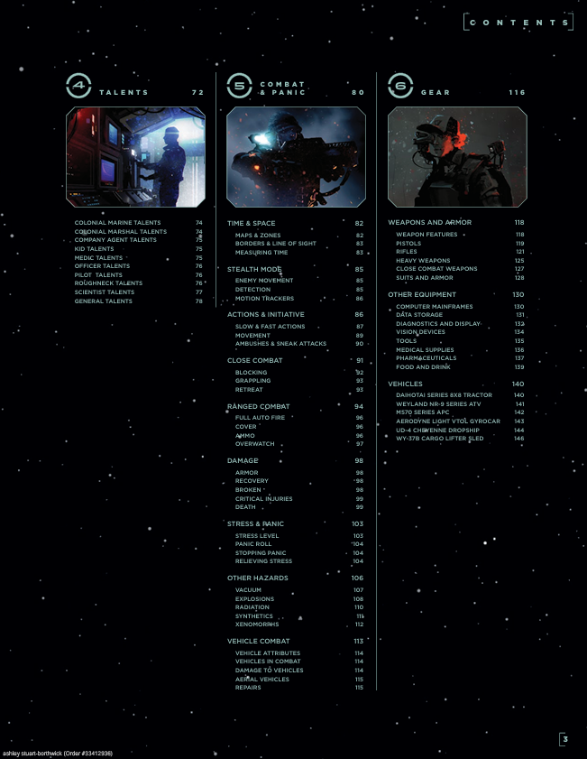 Alien RPG - Core Rulebook: In Space, No One Can Hear You Scream.