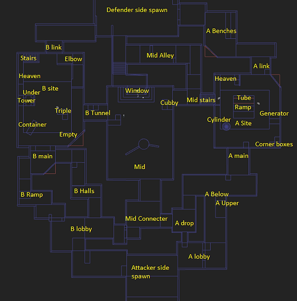 Valorant Map Blockout | Oliver Jones