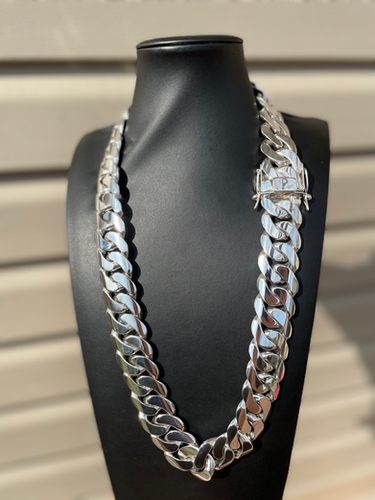 24mm Miami Cuban Link Chain (Half a Kilo) | SilverMex