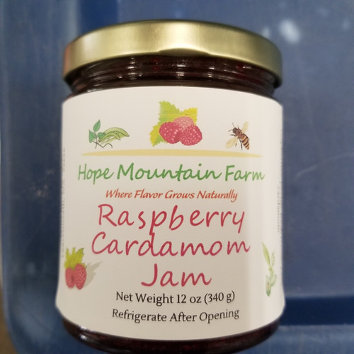 Raspberry Cardamom Jam | hope-mountain-farm