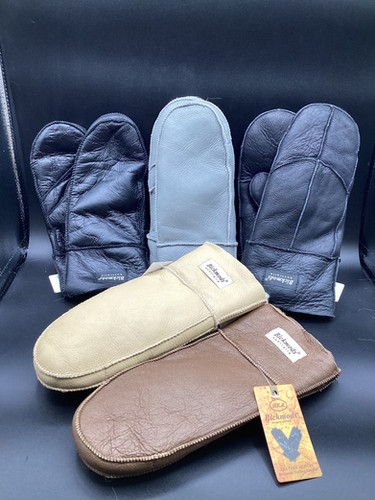 Sheepskin Wool Leather Mitts | AMBERS LEATHER CREATIONS