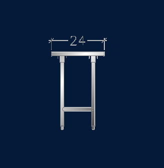 Stainless steel tables