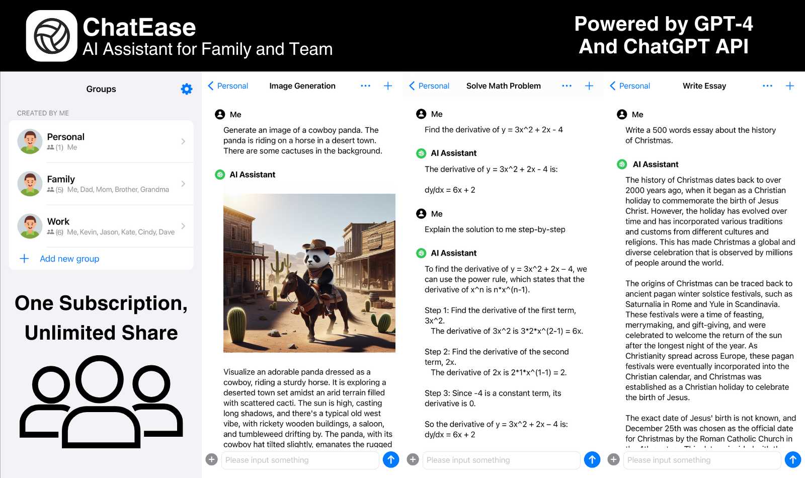 Want a ChatGPT Family Plan? Here's how: | ChatEase