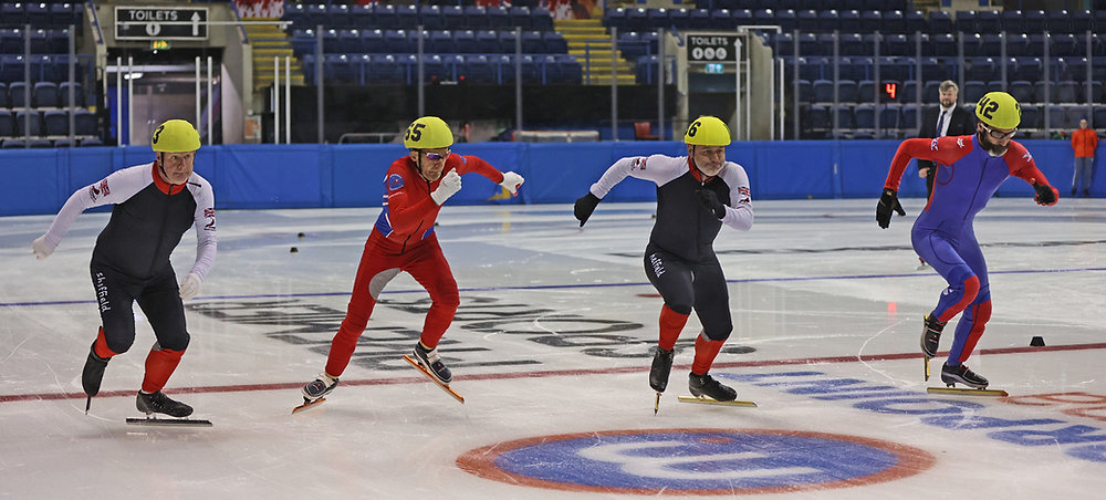 Best shots from the British Short Track Speed Skating Championships
