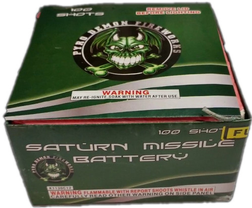 100 Shot Saturn Missile Battery [30/1] | Pyro Giant