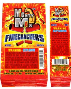 Mighty Max 200 Shot Firecrackers [8/10/200] | Pyro Giant
