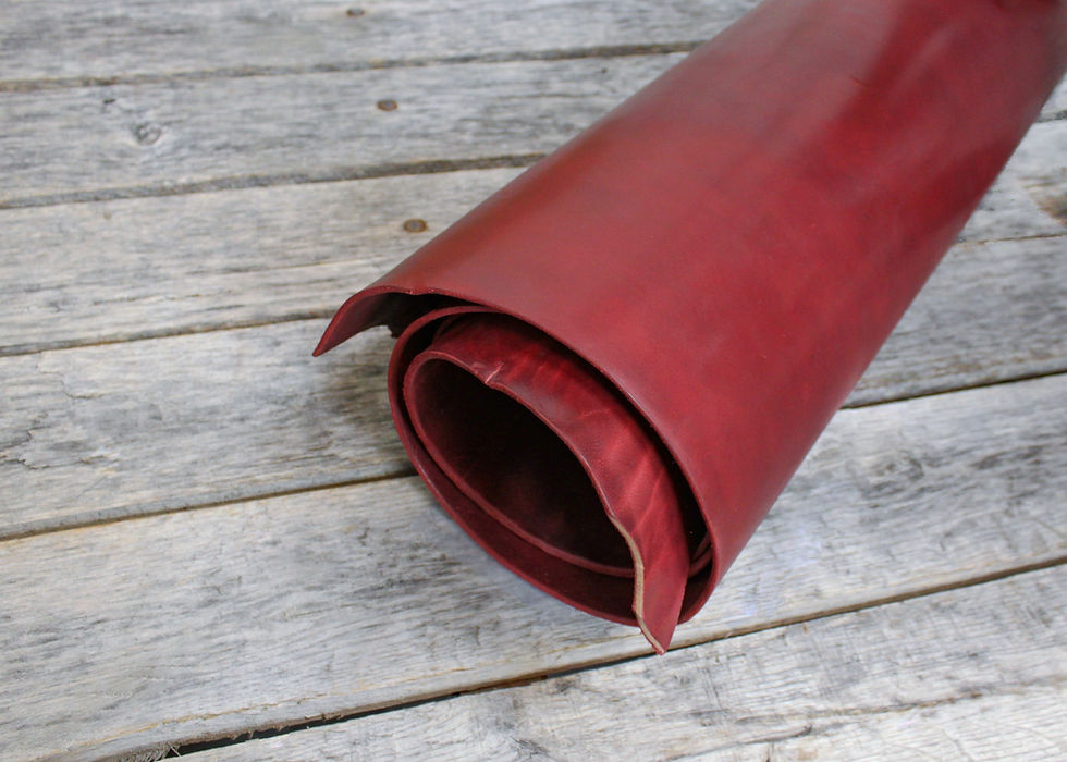 Burgundy Latigo Leather - Multiple Sizes
