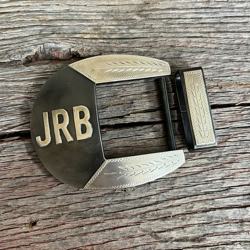 Custom Brand Tuxedo Buckle | Buckles & Spurs