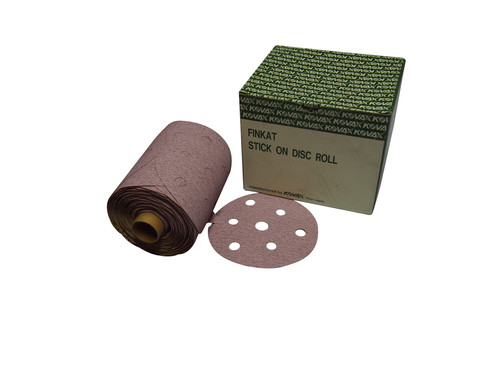 Sandpaper Kovax Stickon Disc Roll Size 125mm.With Holes | TCT Trading
