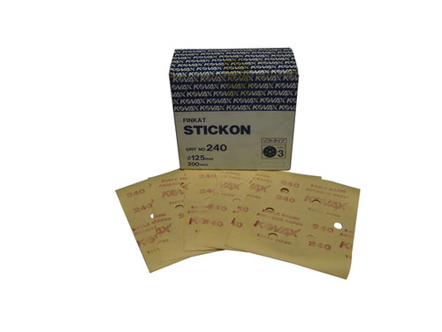 Sandpaper Kovax Stickon Disc Size 125mm.With Holes | TCT Trading