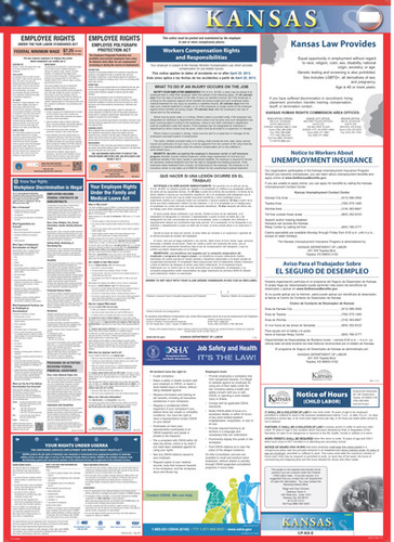 2026 Kansas Labor Law Poster – Federal, State & OSHA Compliance (All-in ...