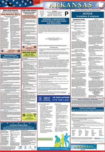 Arkansas Labor Law Poster | State & Federal Combo | All American Compliance