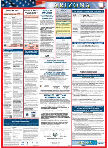 Arizona Labor Law Poster | State & Federal Combo