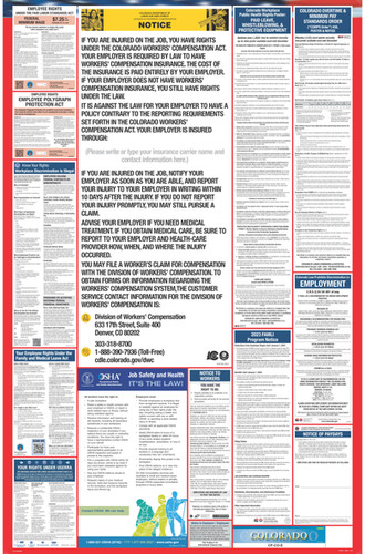 2025 Colorado Labor Law Poster – Federal, State & OSHA Compliance (All ...