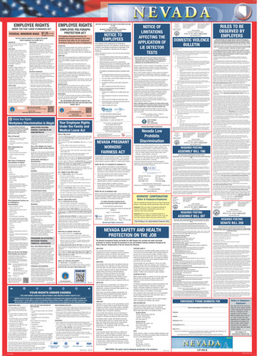 Nevada Labor Law Poster – Federal, State & OSHA Compliance (All-in-One ...