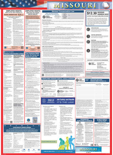 Missouri Labor Law Poster | State & Federal Combo | American Compliance